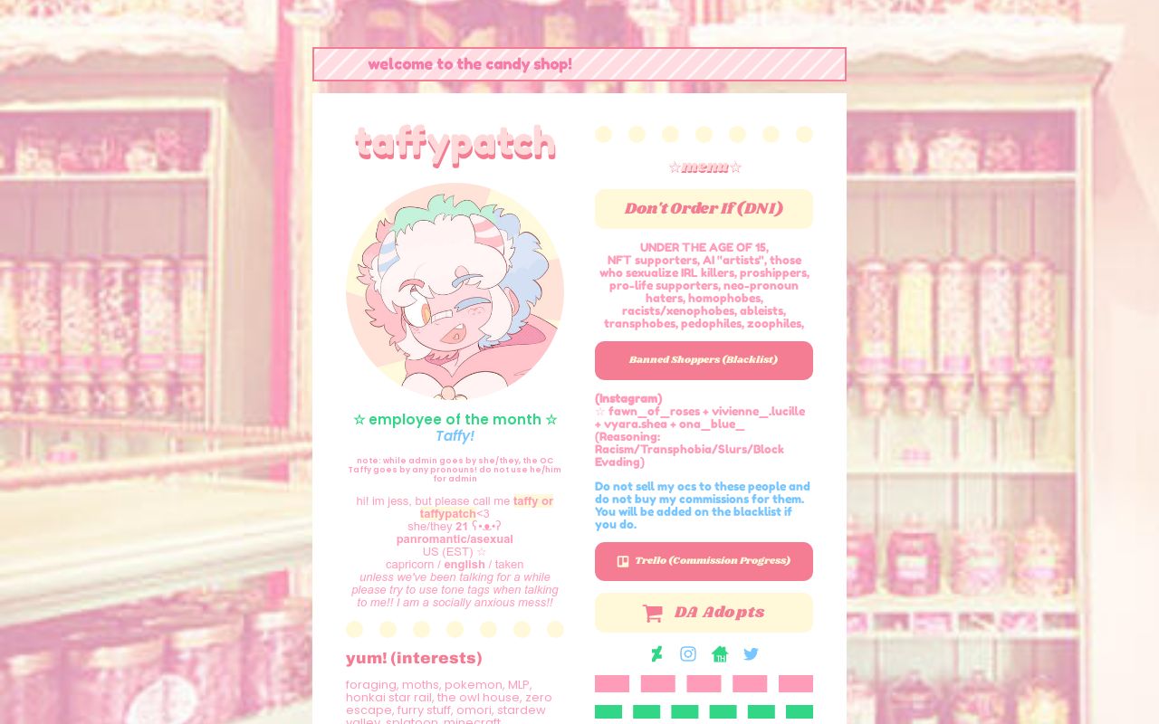 taffypatch's information!